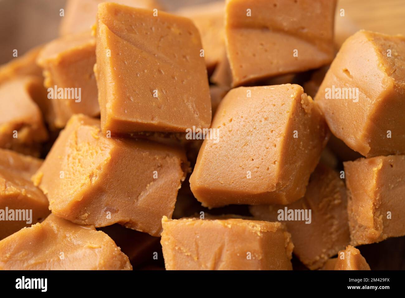 Closeup of doce de leite or dulce de leche, traditional south american ...