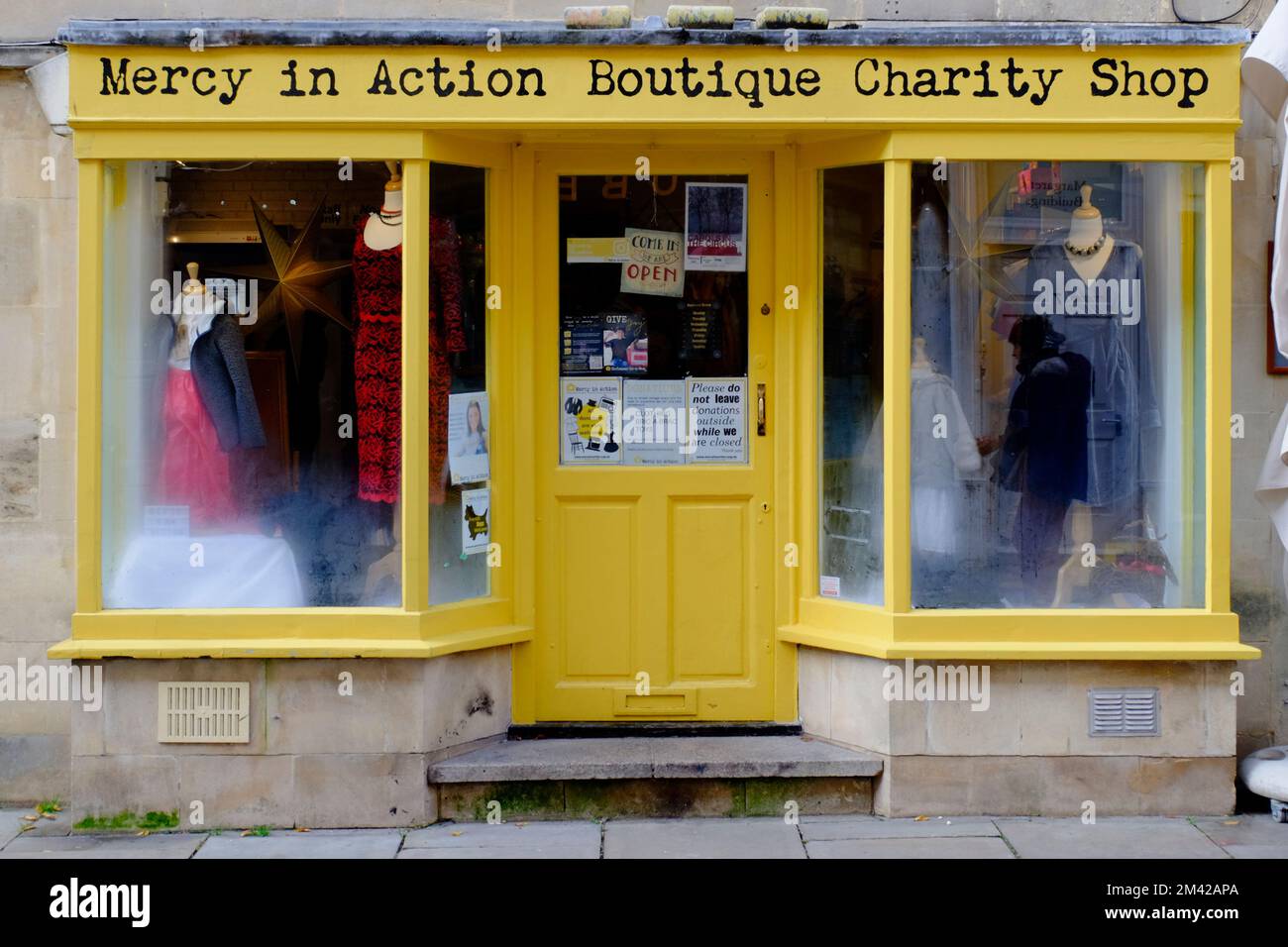 The Mercy in action boutoque charity shop in Bath somerset UK. St ...