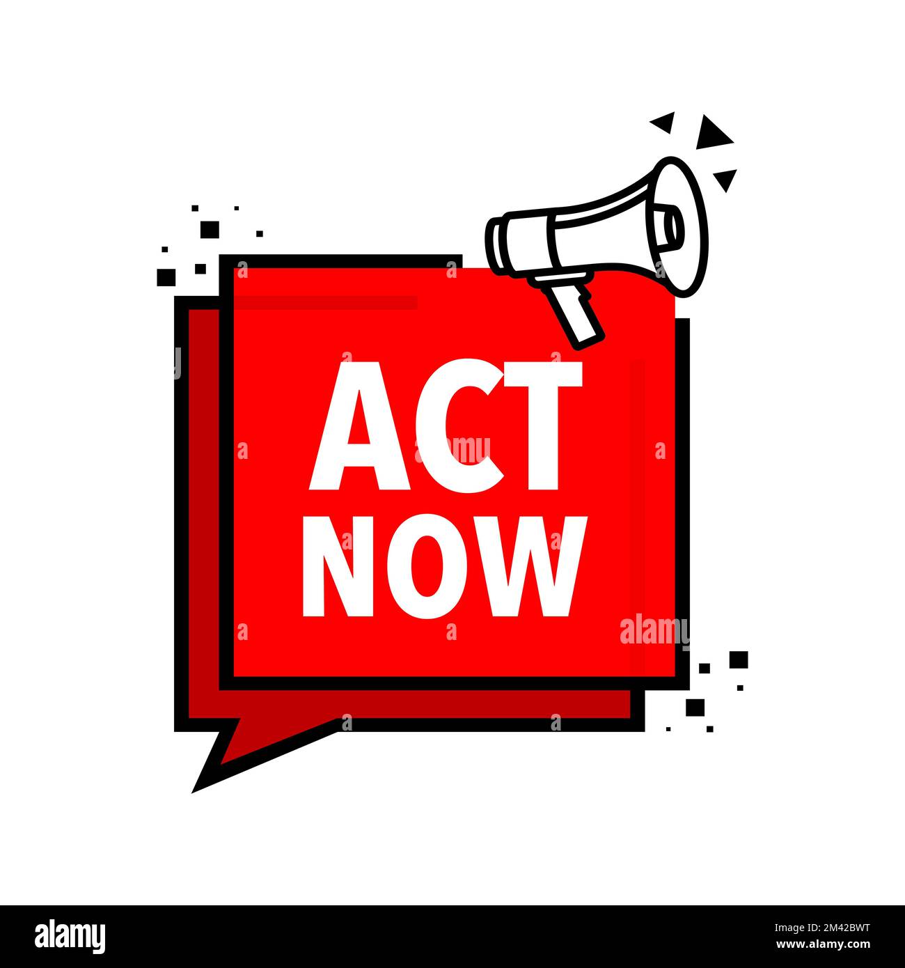 Call to action speech Cut Out Stock Images & Pictures - Alamy