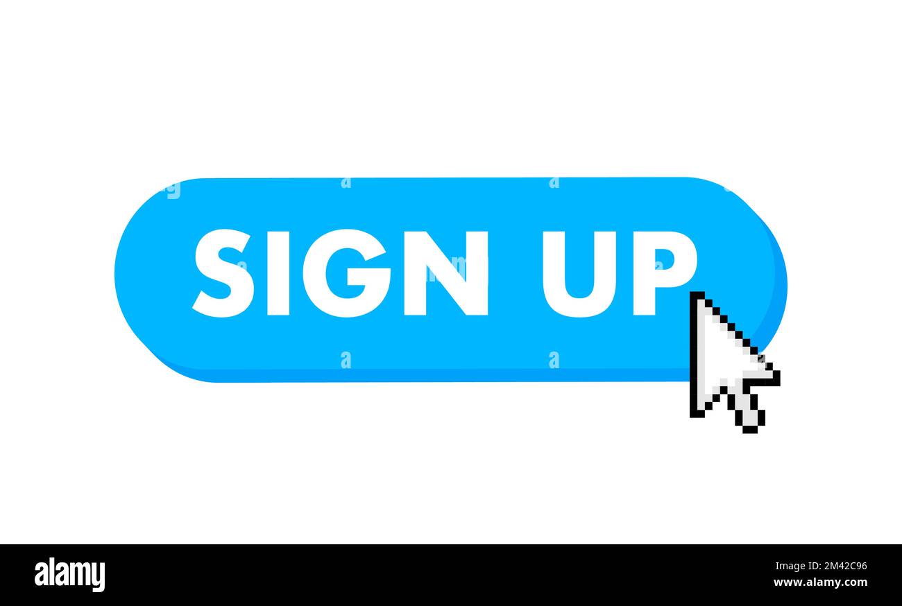 Click here seal hi-res stock photography and images - Alamy