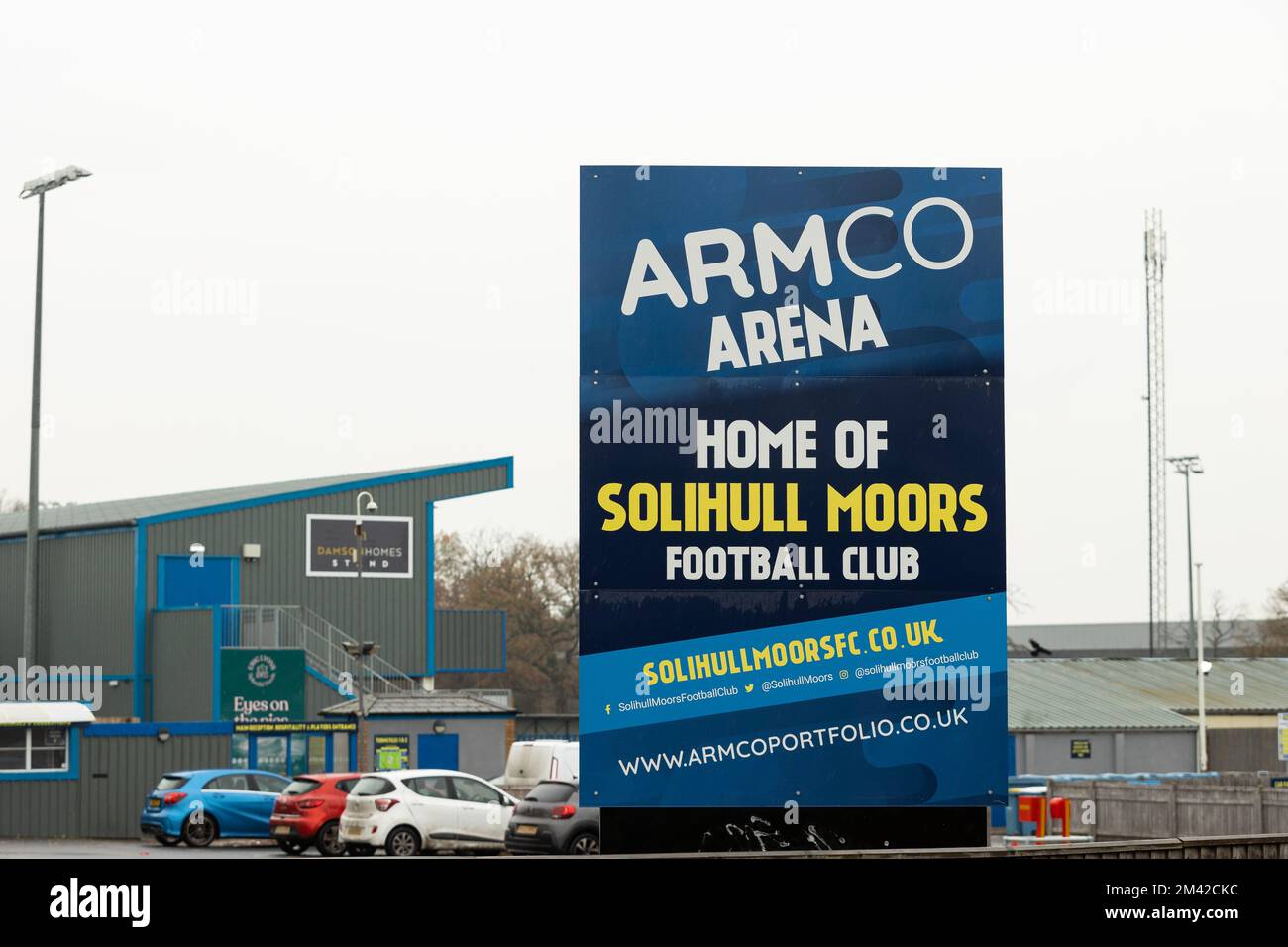 A general view of The ARMCO Arena where Wasps may play in the ...