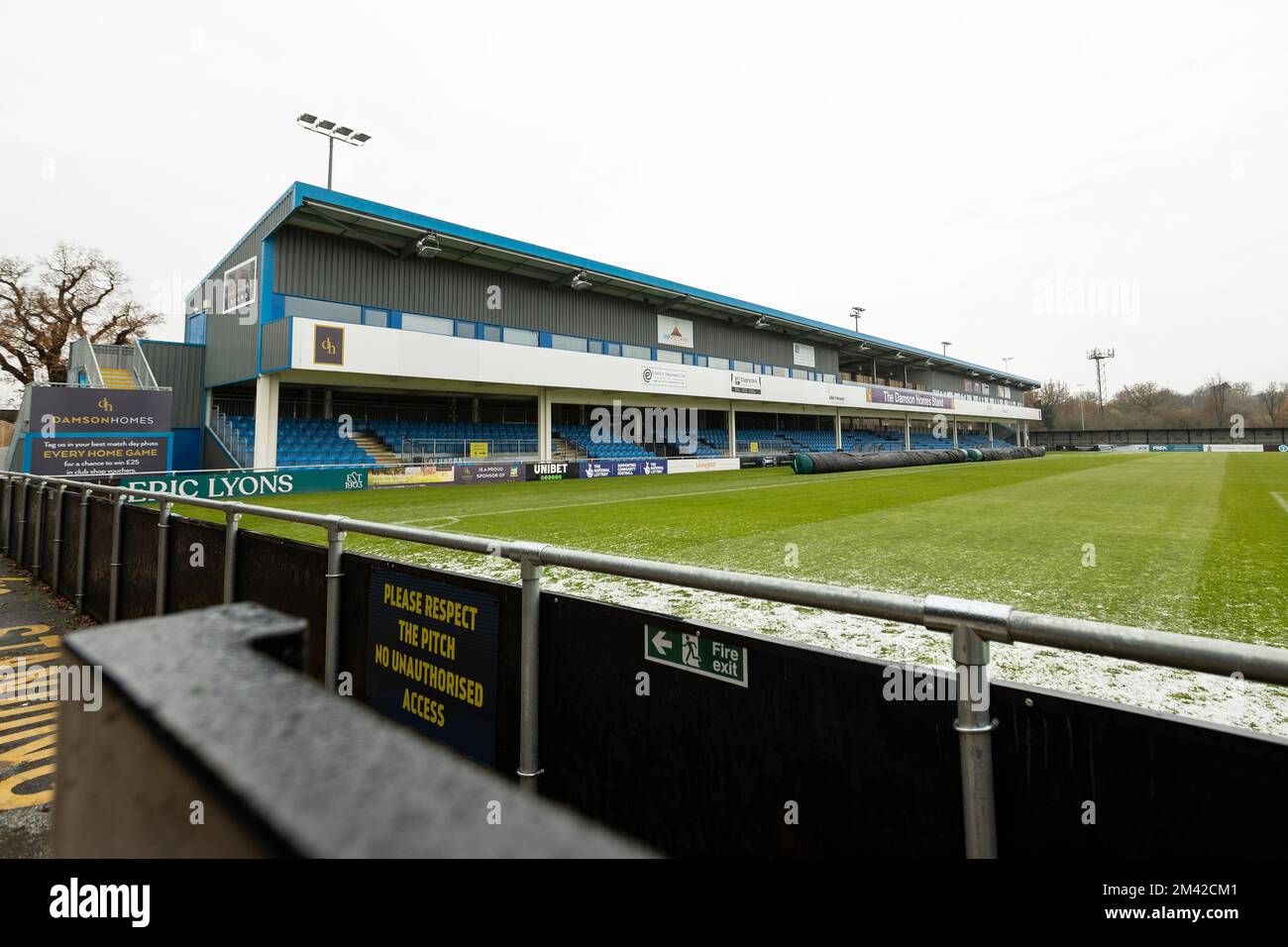 A general view of The ARMCO Arena where Wasps may play in the ...