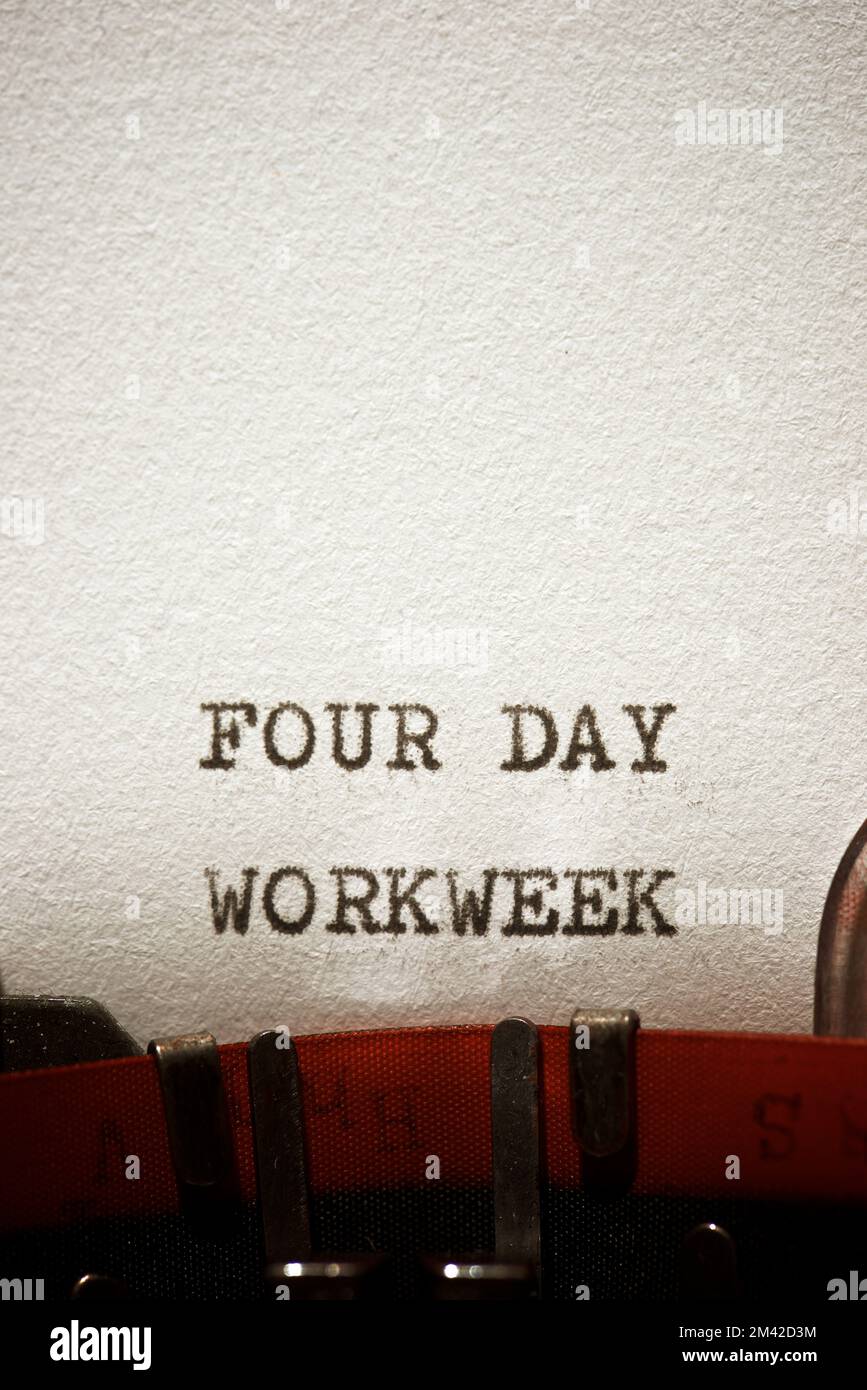 Four day workweek hi-res stock photography and images - Alamy