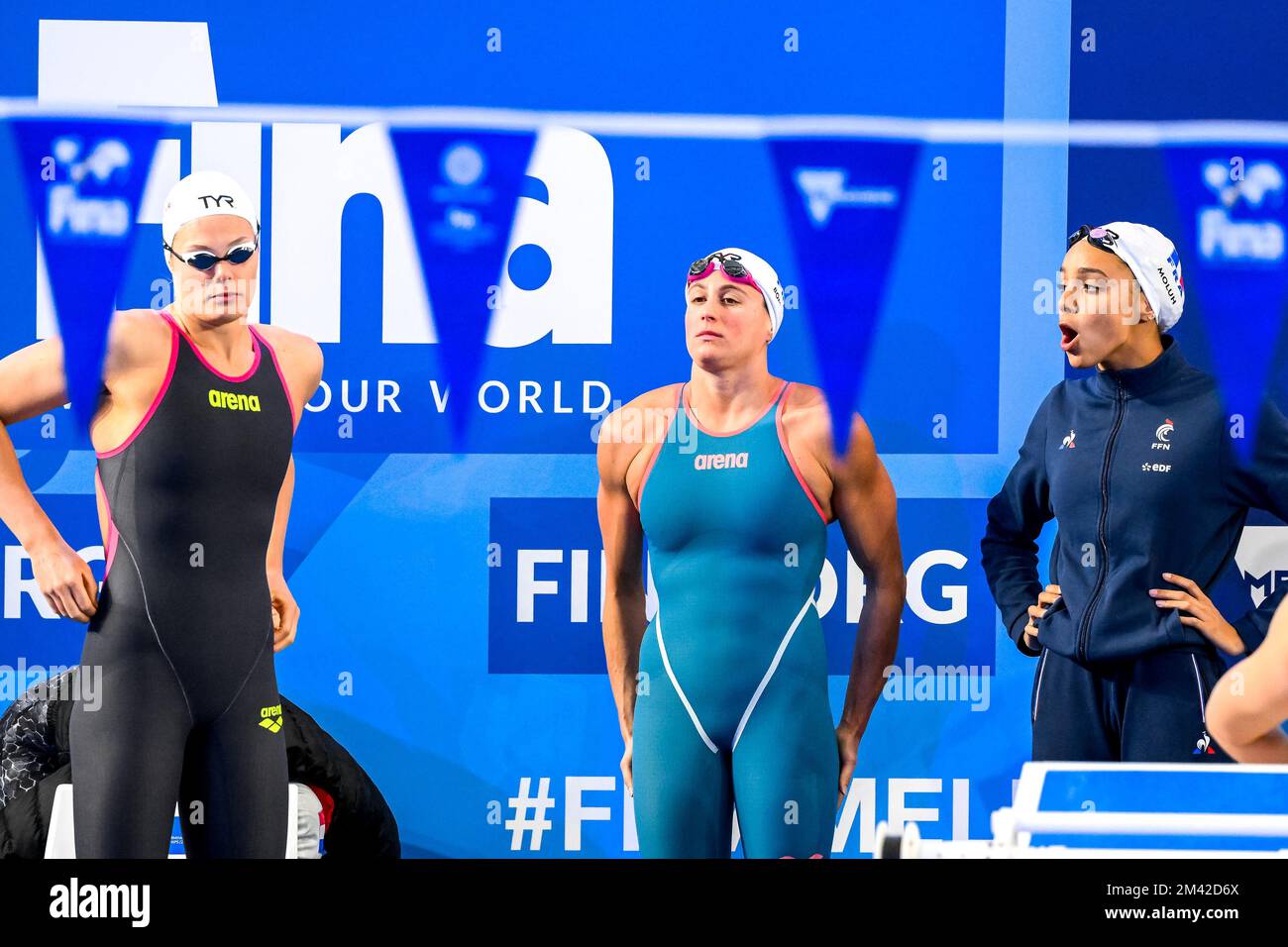 Melbourne, Australia. 18th Dec, 2022. Pauline Mahieu, Charlotte Bonnet ...