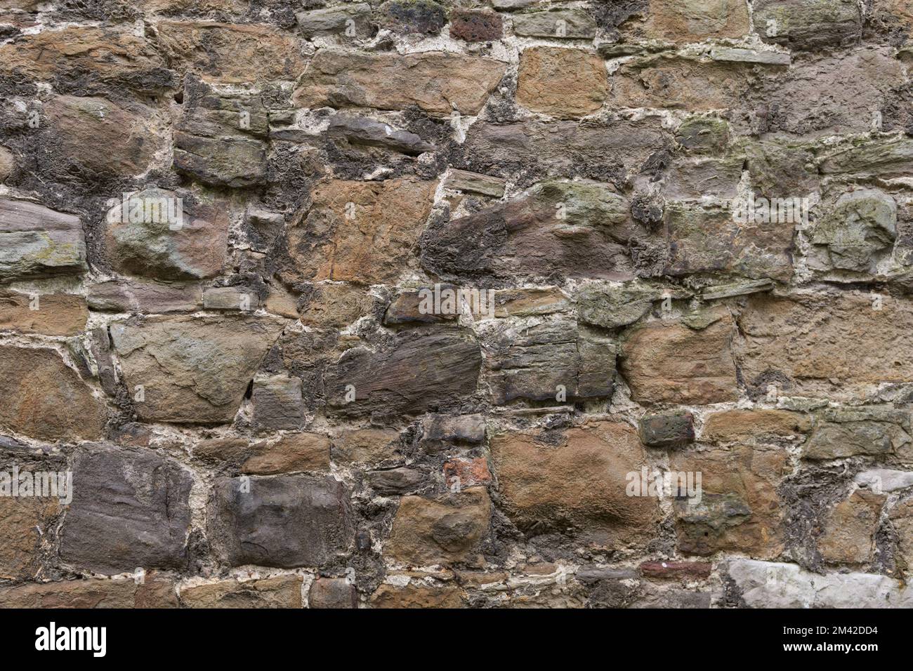Texture of a old stone wall. Brown and gray tone Stock Photo - Alamy