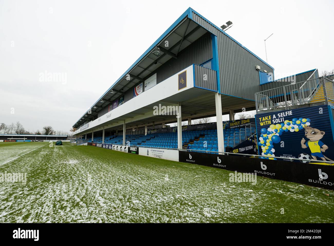 A general view of The ARMCO Arena where Wasps may play in the ...