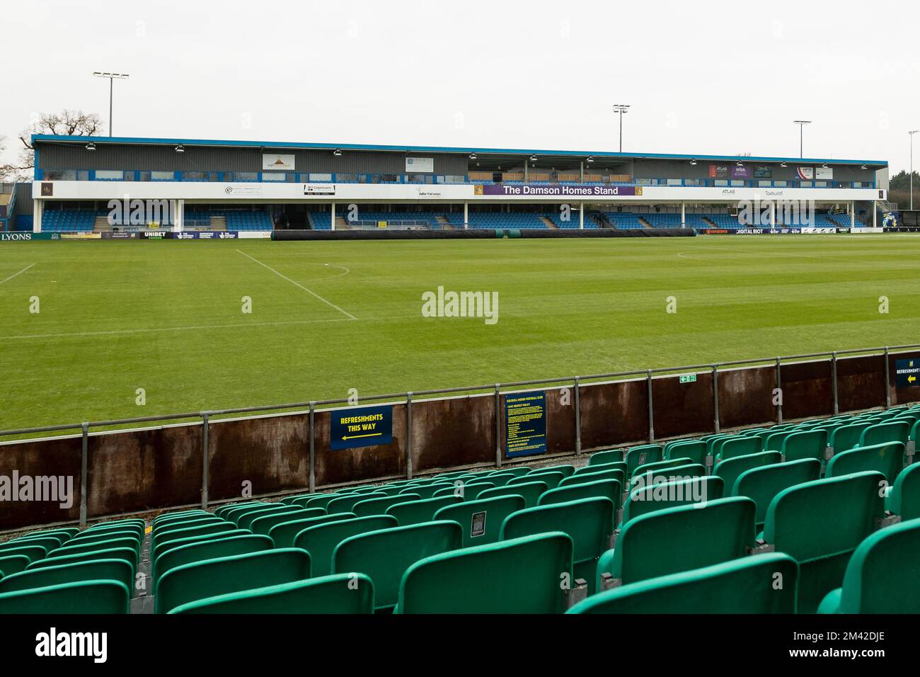 A general view of The ARMCO Arena where Wasps may play in the ...