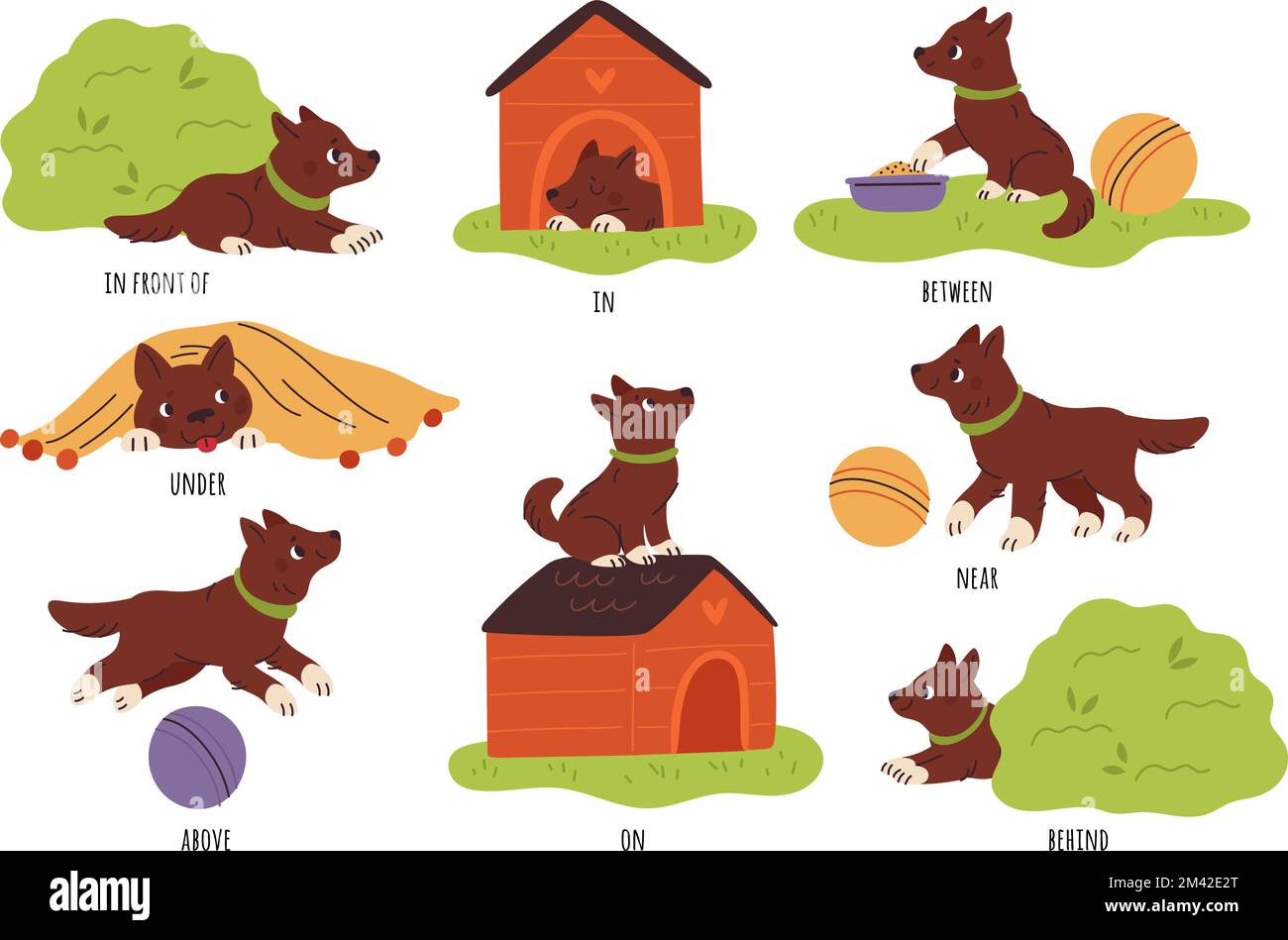 Prepositions of place hi-res stock photography and images - Alamy