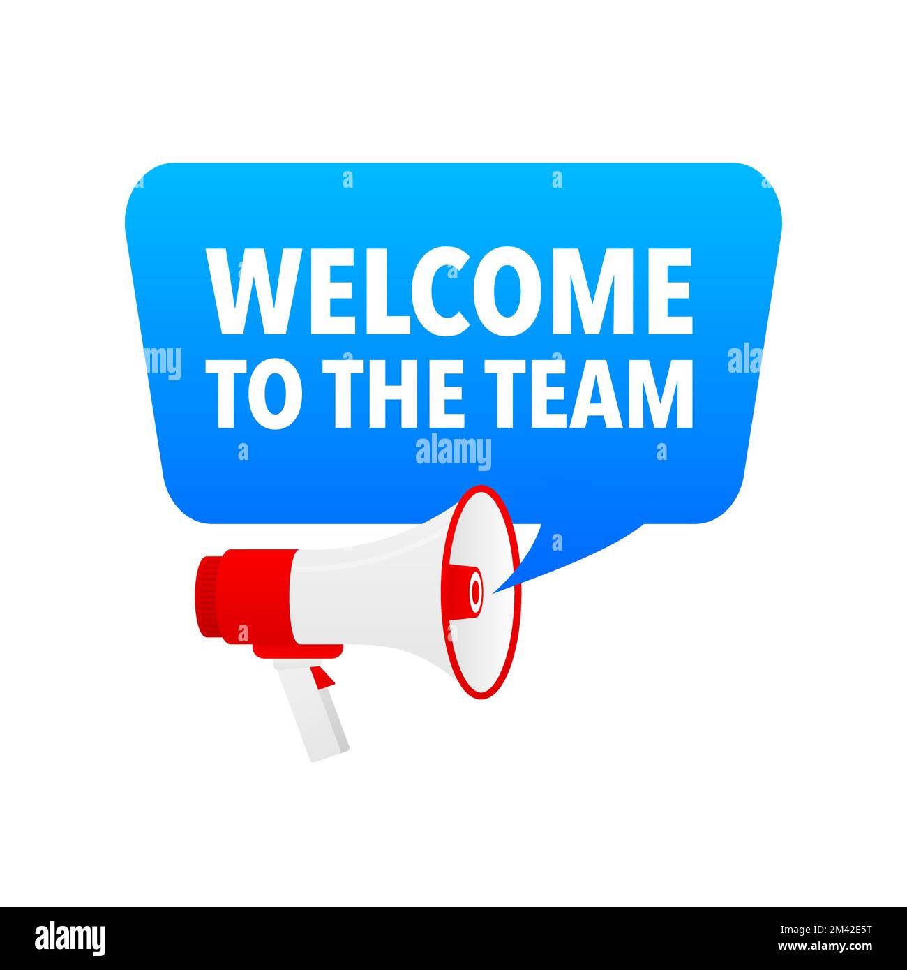 Welcome to the team speech bubble hi-res stock photography and images ...