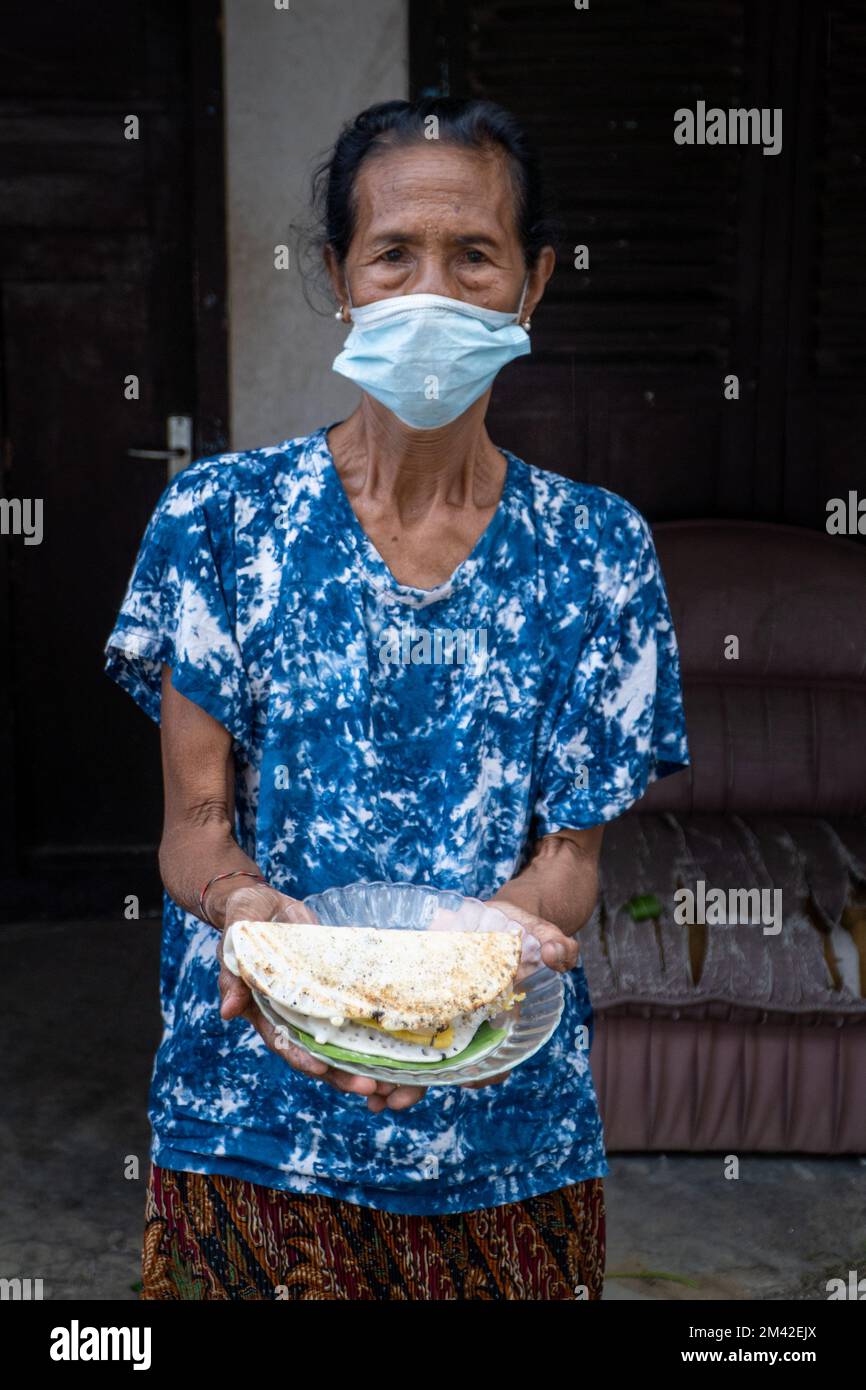Tabanan, Indonesia, AUG 28 2021: One of the traditional snacks from ...