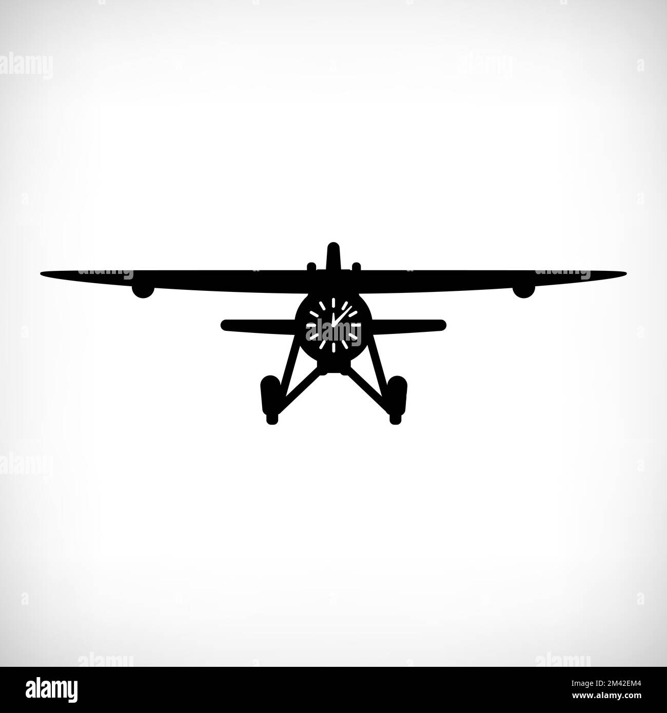 Plane wall clock template for laser cutting projects. Flight theme ...