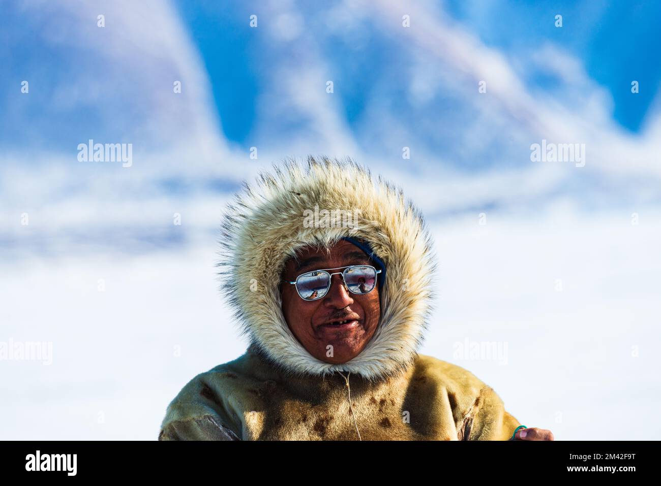 Portrait of musher Stock Photo - Alamy