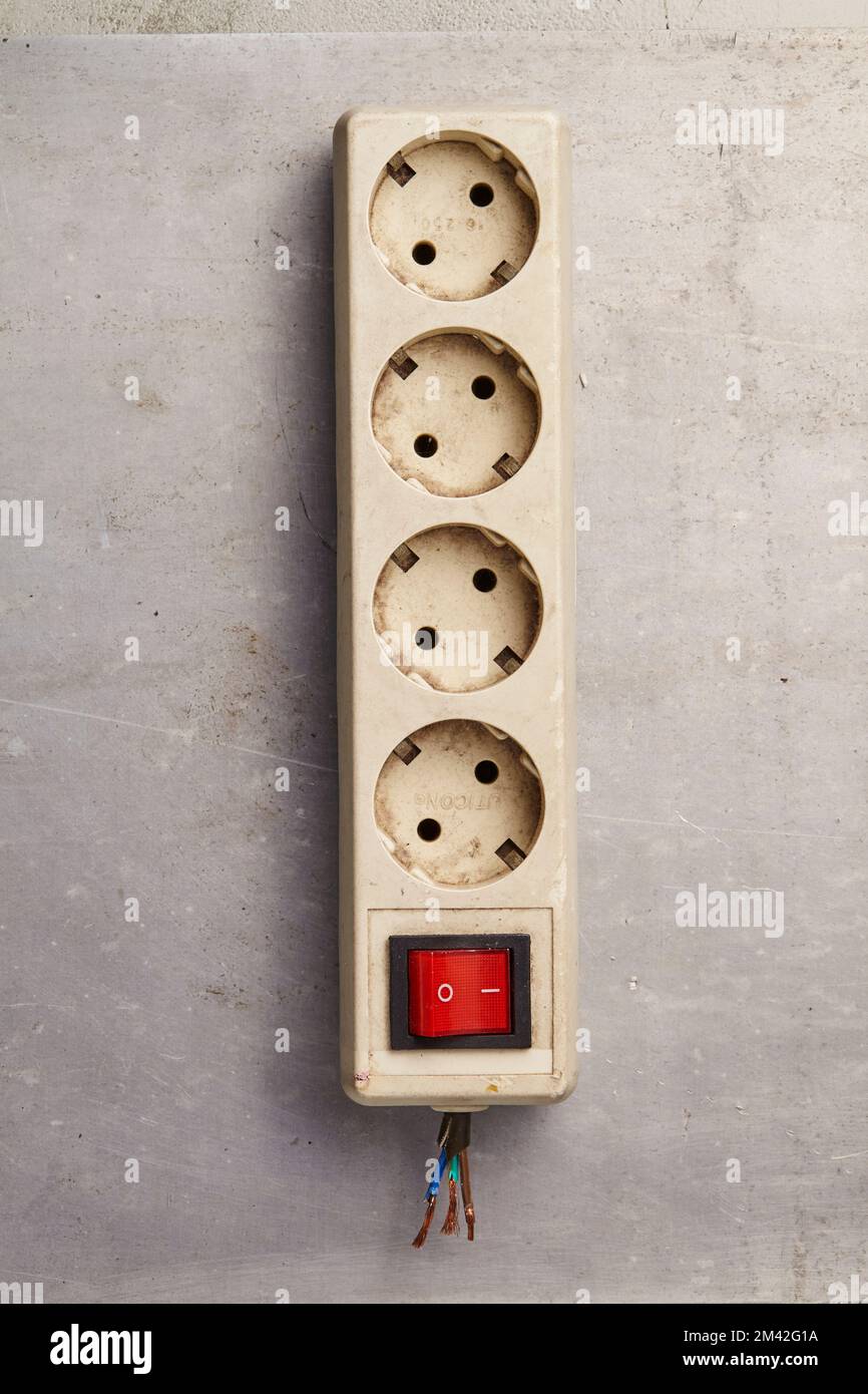 Jakarta, Indonesia - December 12, 2022 : A disconnected electrical plug ...