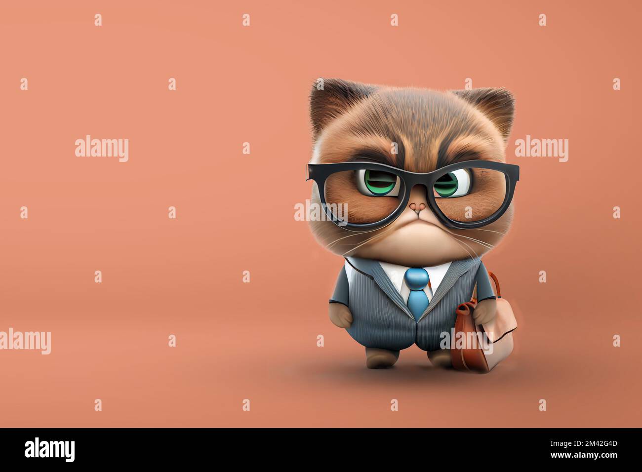 Cartoon cat boss hi-res stock photography and images - Alamy