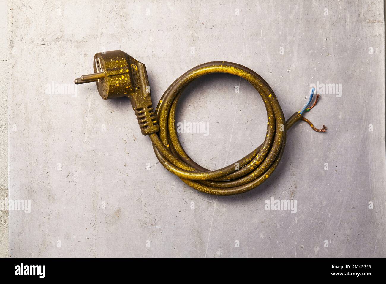 Broken electricity socket hi-res stock photography and images - Alamy