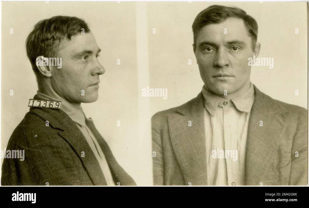 Photograph of Joe Gilbert. Bureau of Prisons, Inmate case files Stock ...