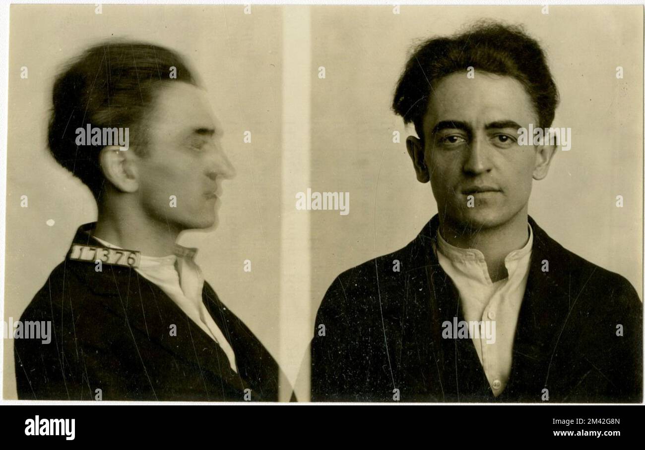 Photograph of Alexander Volk. Bureau of Prisons, Inmate case files ...