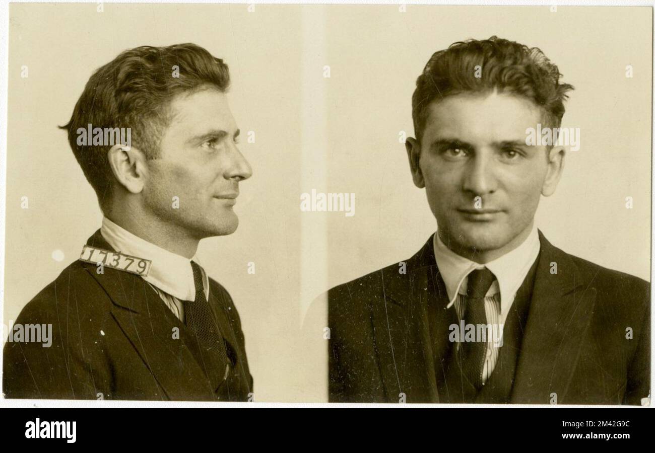 Photograph of Charles Hines (aka Charles Hein). Bureau of Prisons ...