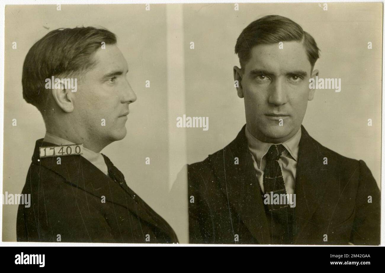Photograph of Arthur Moore. Bureau of Prisons, Inmate case files Stock ...