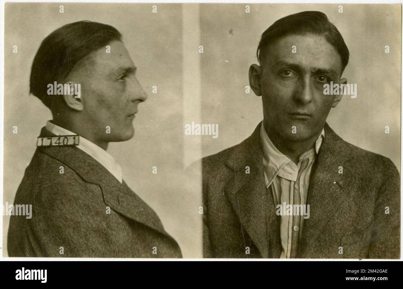 Photograph of Emile J. Douhet. Bureau of Prisons, Inmate case files ...