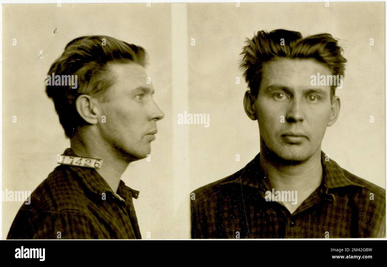 Photograph of George Swenson. Bureau of Prisons, Inmate case files ...