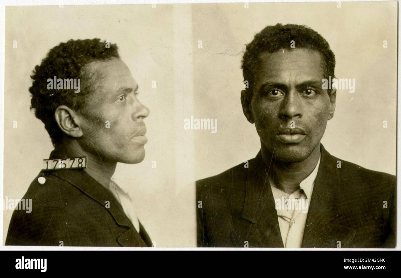Photograph of Percy Major. Bureau of Prisons, Inmate case files Stock ...