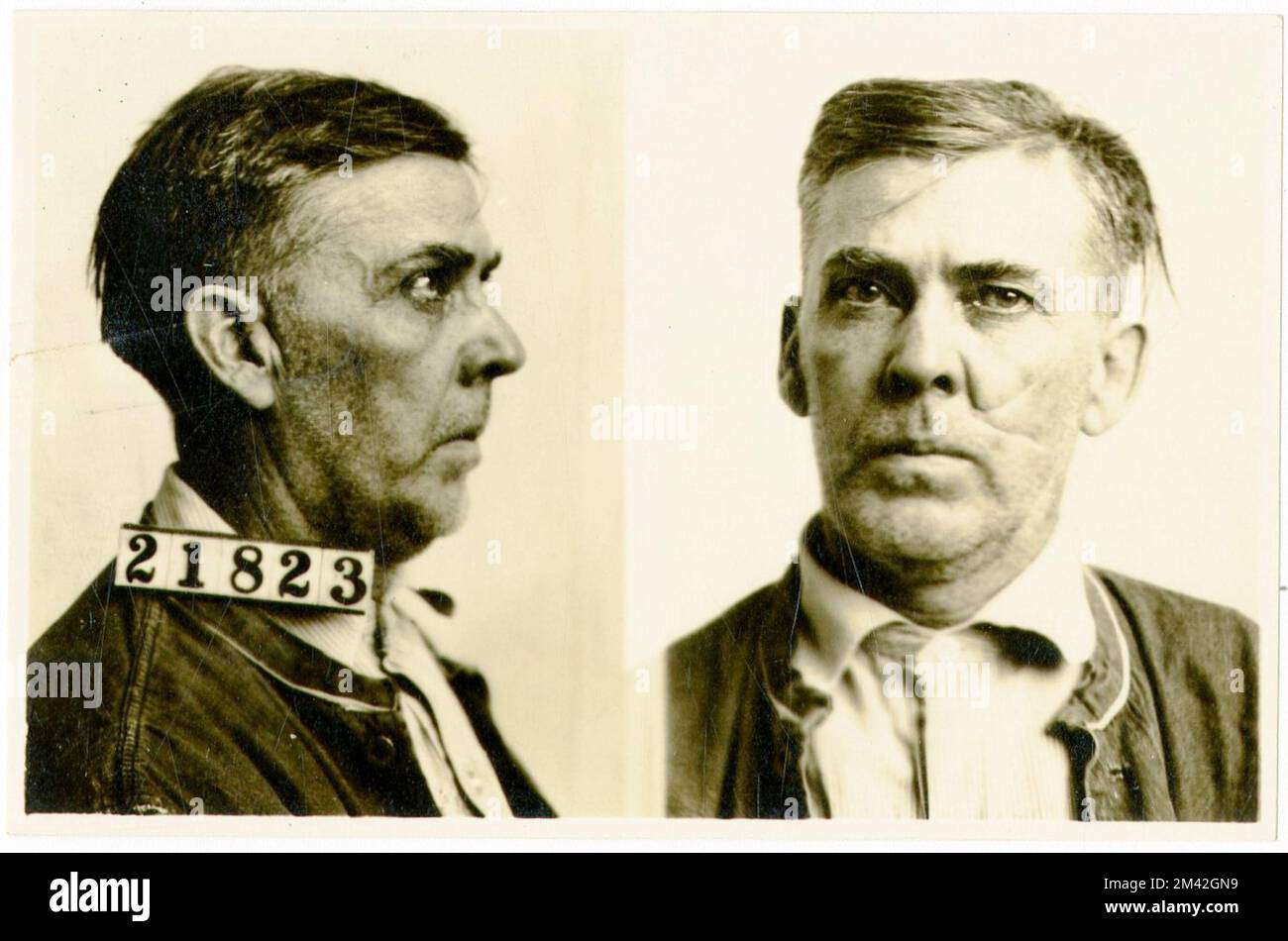 Photograph of George Webber (aka Charley Meyers). Bureau of Prisons ...
