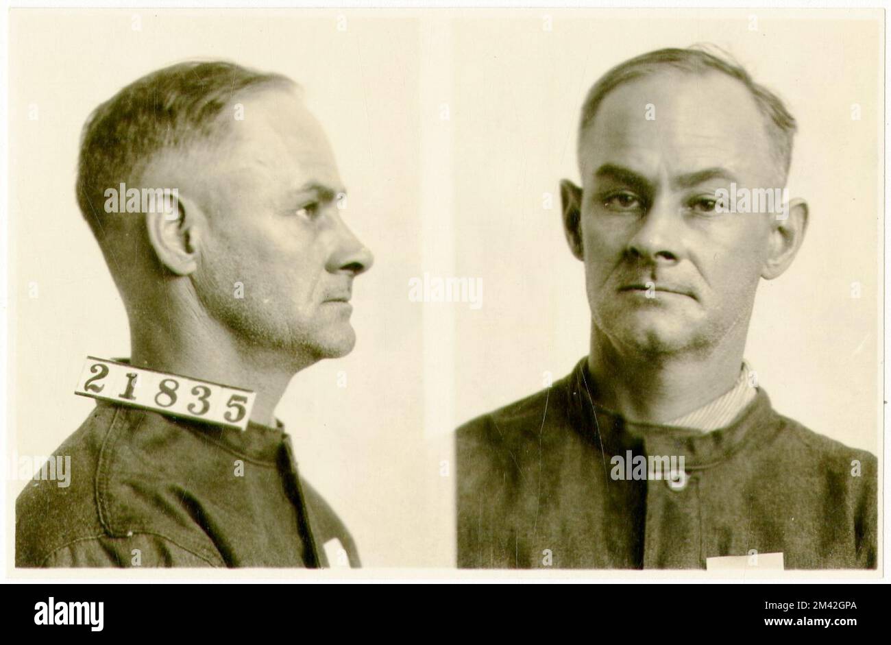 Photograph of John Mohn. Bureau of Prisons, Inmate case files Stock ...