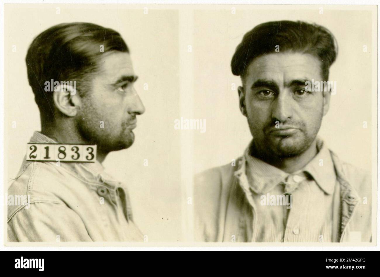 Photograph of Fred Morris. Bureau of Prisons, Inmate case files Stock ...