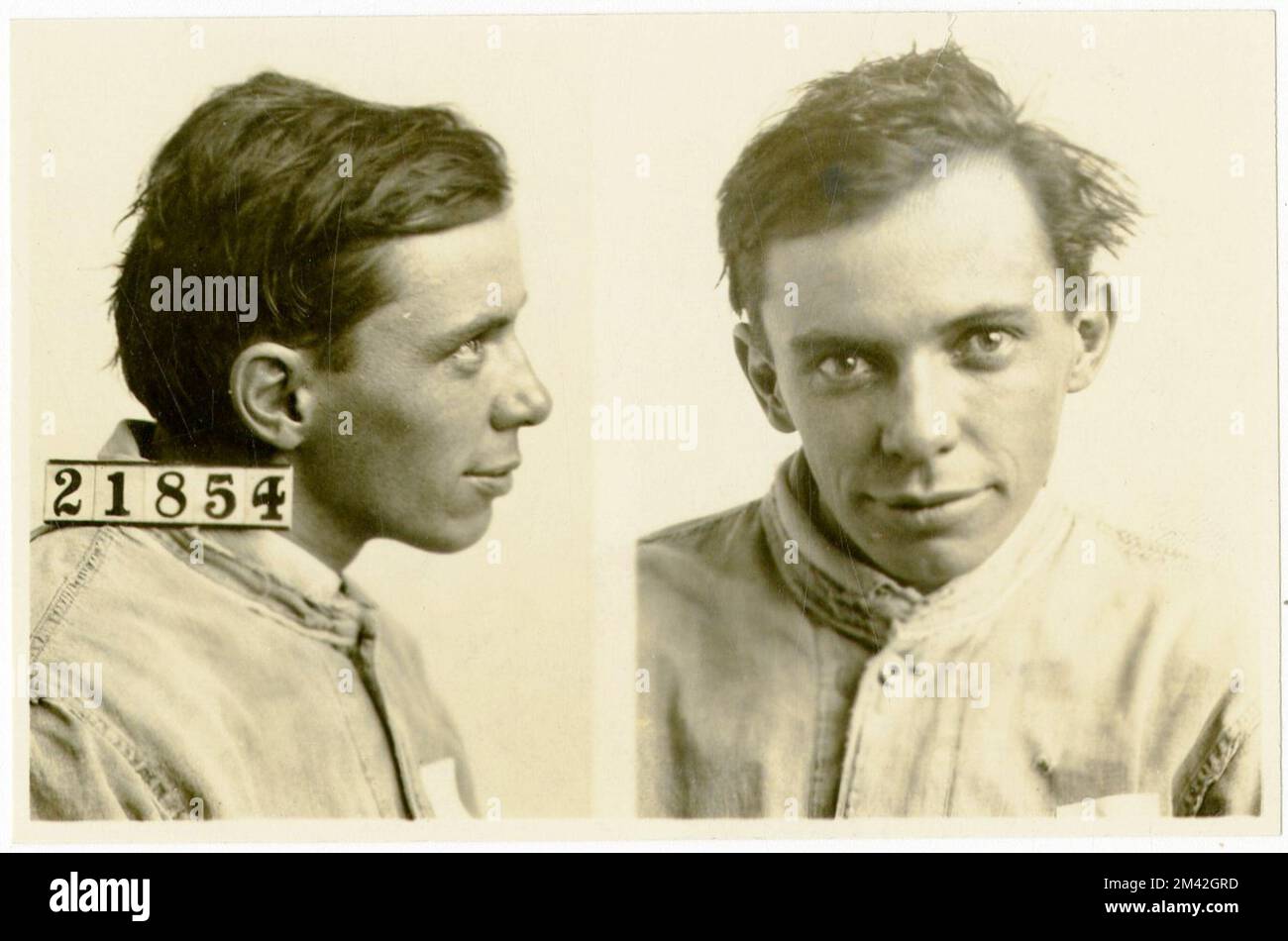 Photograph of K. B. Styer. Bureau of Prisons, Inmate case files Stock ...