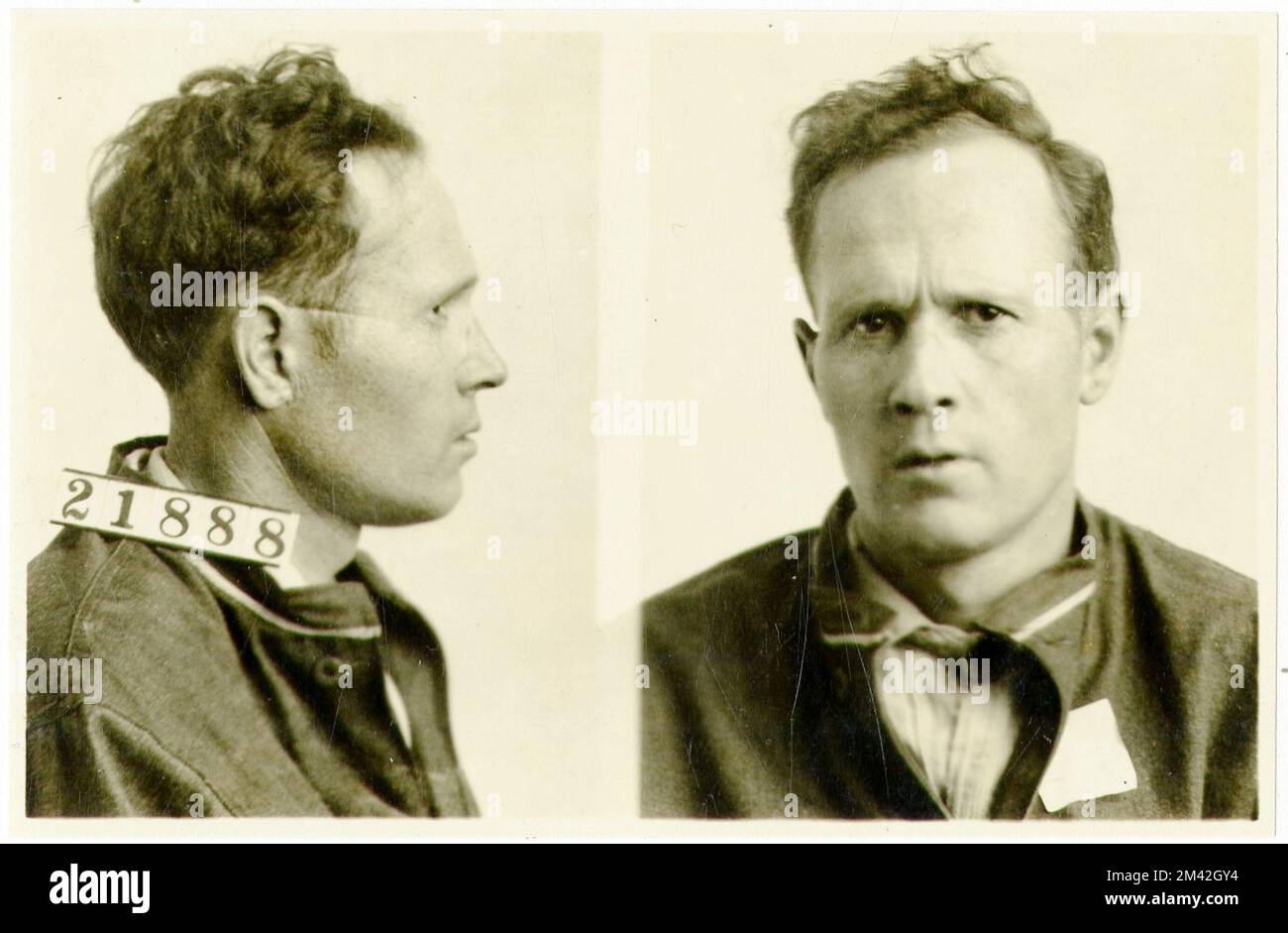 Photograph of William George Wilson. Bureau of Prisons, Inmate case ...