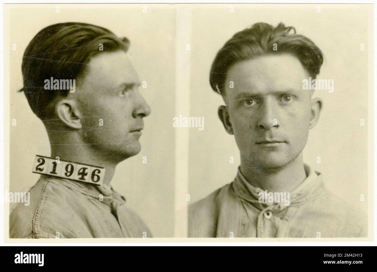 Photograph of George Ness. Bureau of Prisons, Inmate case files Stock ...