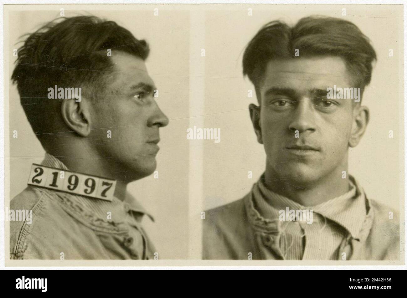 Photograph of Bert Worden. Bureau of Prisons, Inmate case files Stock ...