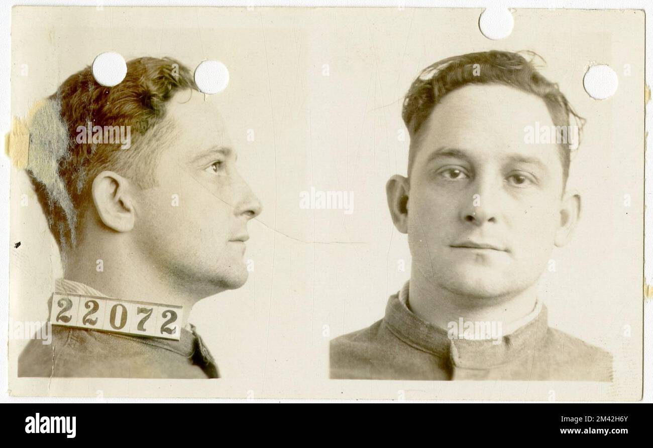 Photograph of Stephen Ryan. Bureau of Prisons, Inmate case files Stock ...