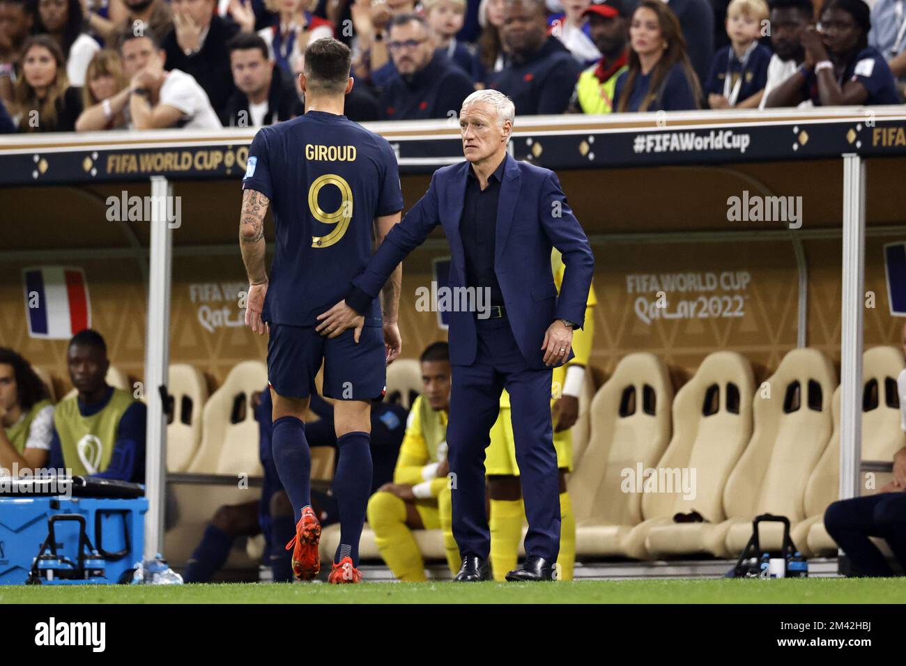 AL DAAYEN - (l-r) Olivier Giroud of France, France coach Didier ...