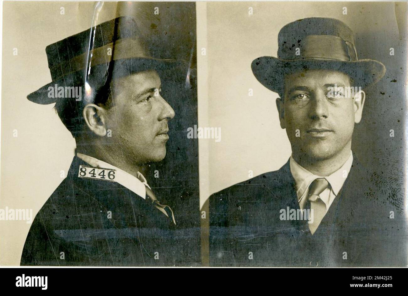 Photograph of Fred Sherman. Bureau of Prisons, Inmate case files Stock ...