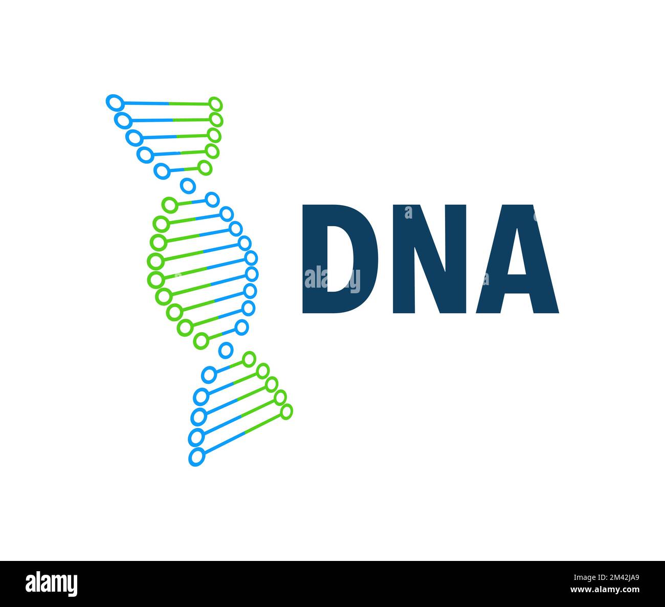 DNA structure Icon set. Structure molecule and cell, chromosome ...