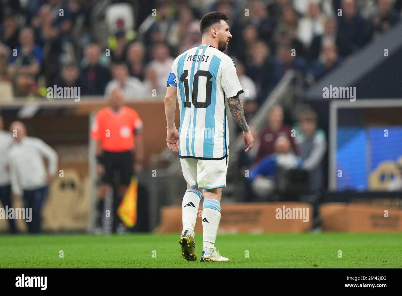 Lionel Messi of Argentina during the FIFA World Cup Qatar 2022 match ...