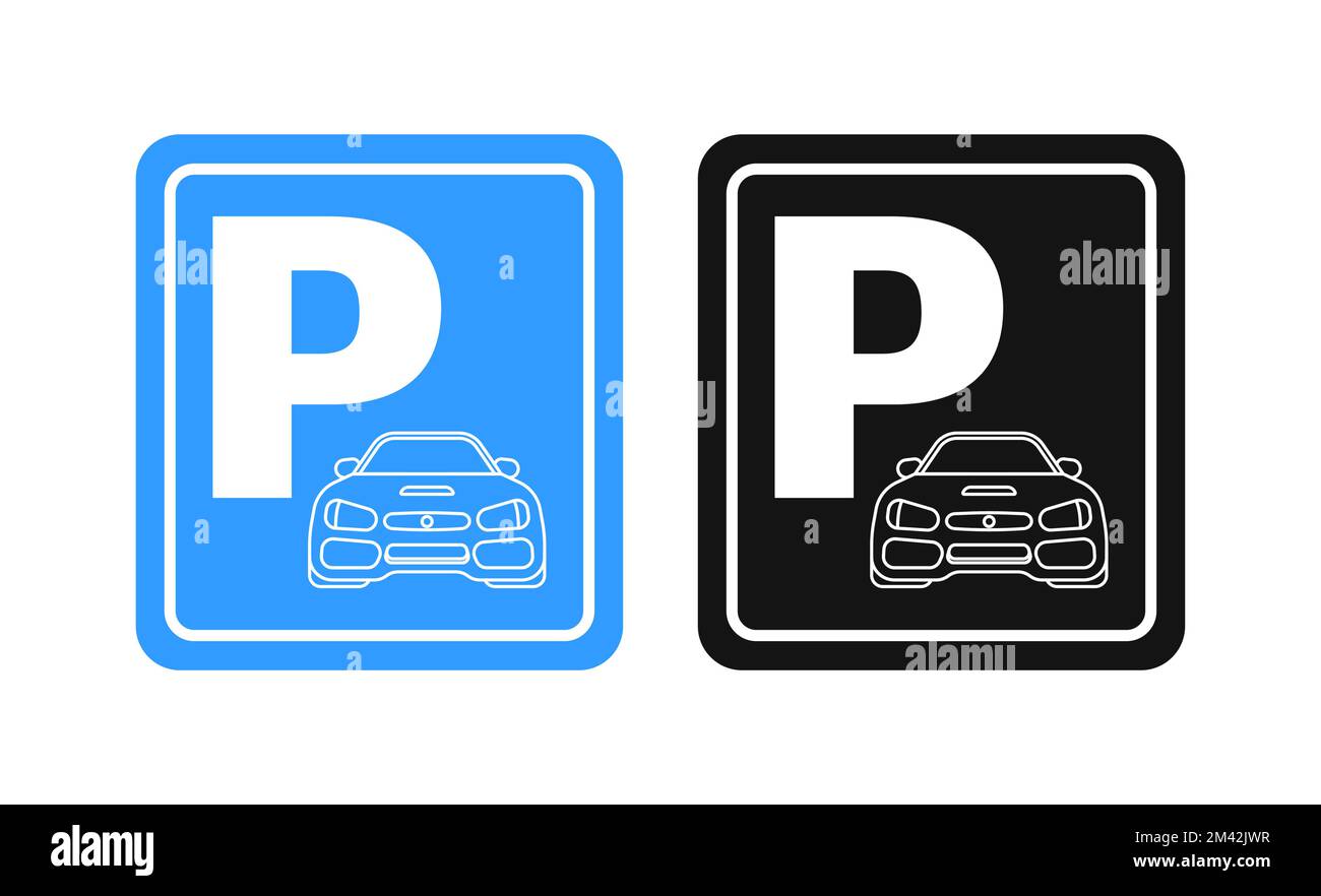 Car parking icon. Car park, lot. Parking zone Stock Vector Image & Art ...