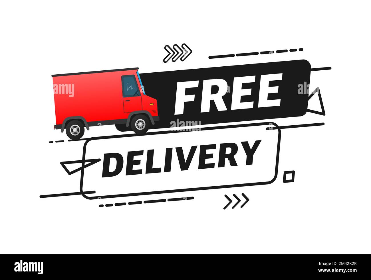 Free delivery advertisement hi-res stock photography and images - Alamy