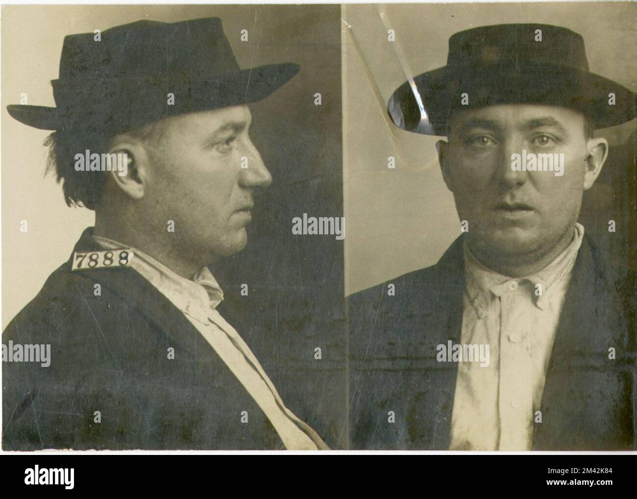 Photograph of Thomas Burke. Bureau of Prisons, Inmate case files Stock ...