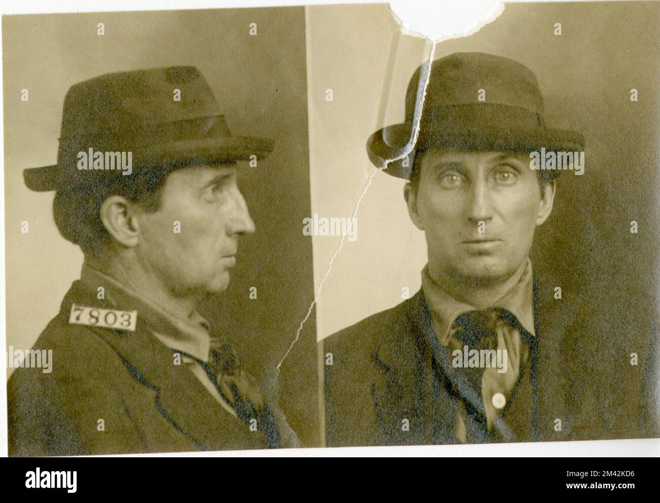 Photograph of Ira McCarty. Bureau of Prisons, Inmate case files Stock ...