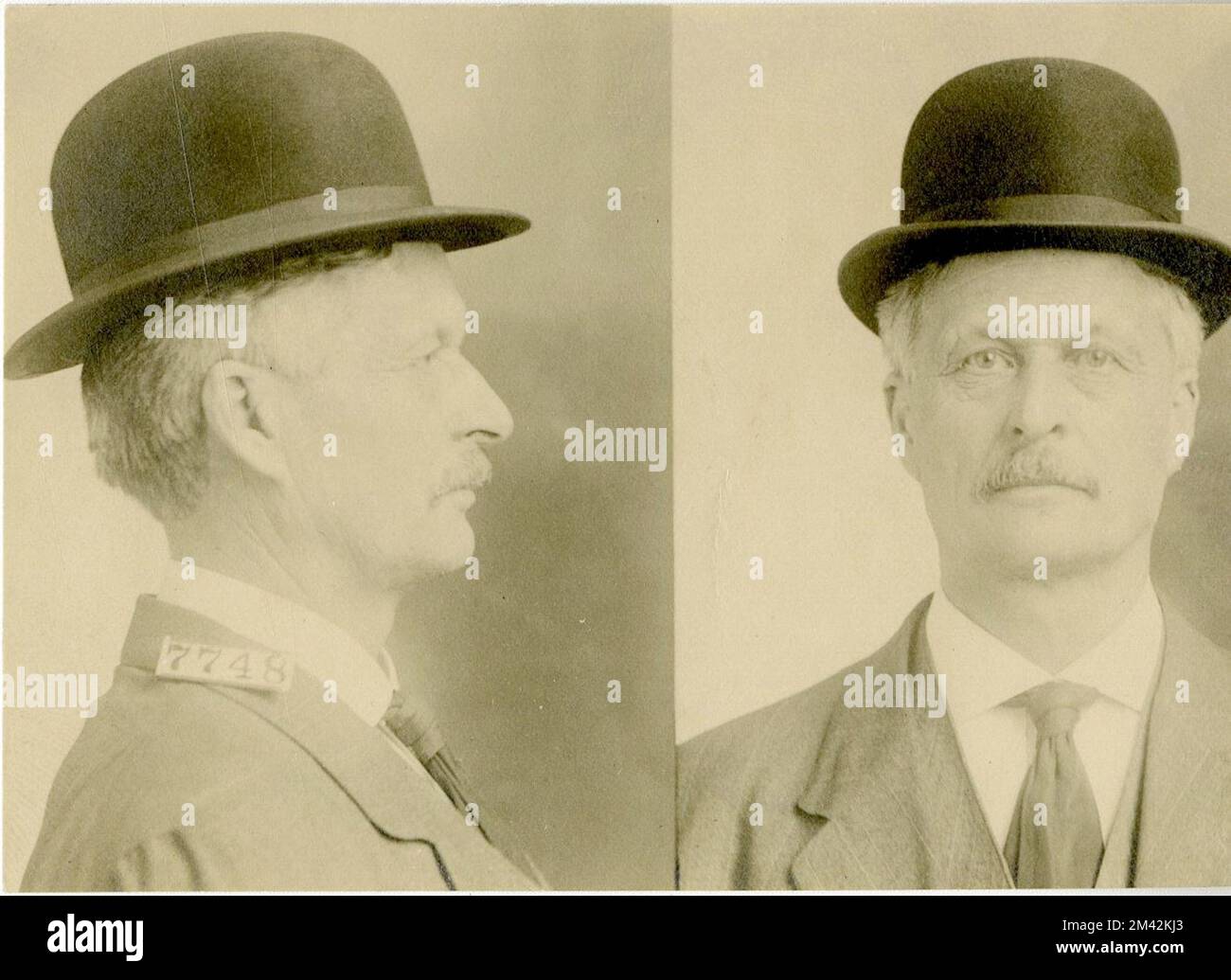 Photograph of Jacob W. Hill. Bureau of Prisons, Inmate case files Stock ...