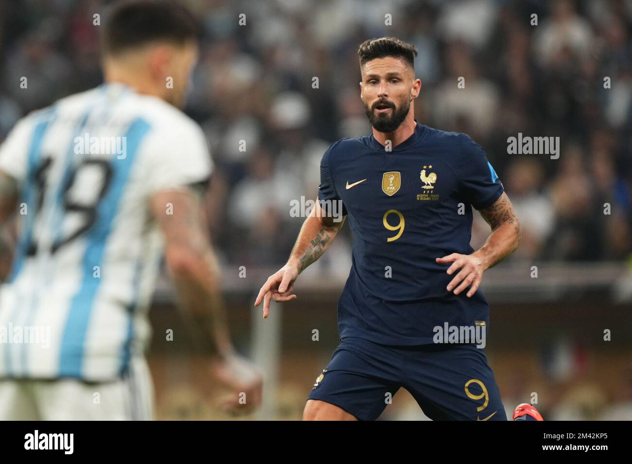 Olivier Giroud of France during the FIFA World Cup Qatar 2022 match ...