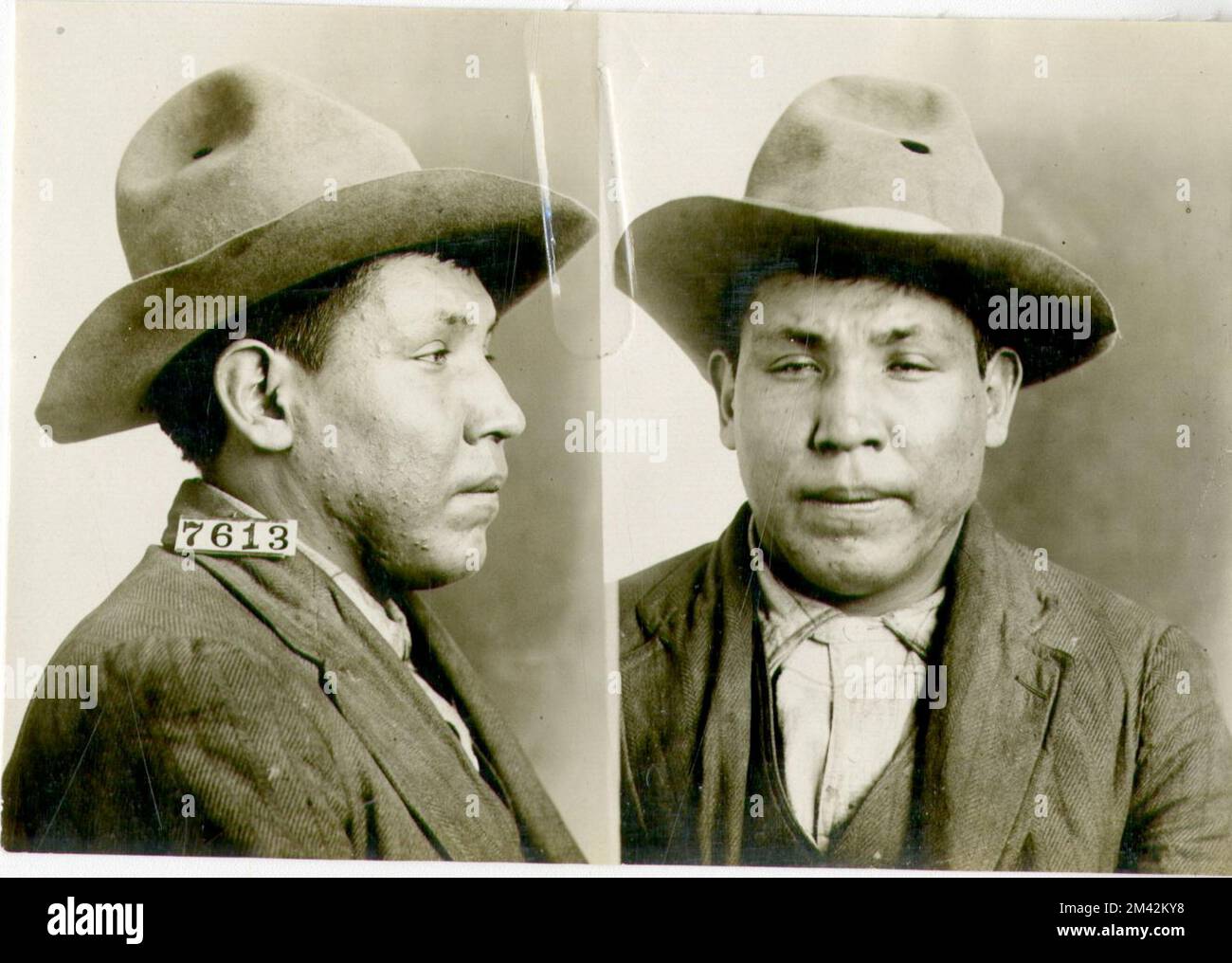 Photograph of Jacob Crow. Bureau of Prisons, Inmate case files Stock ...