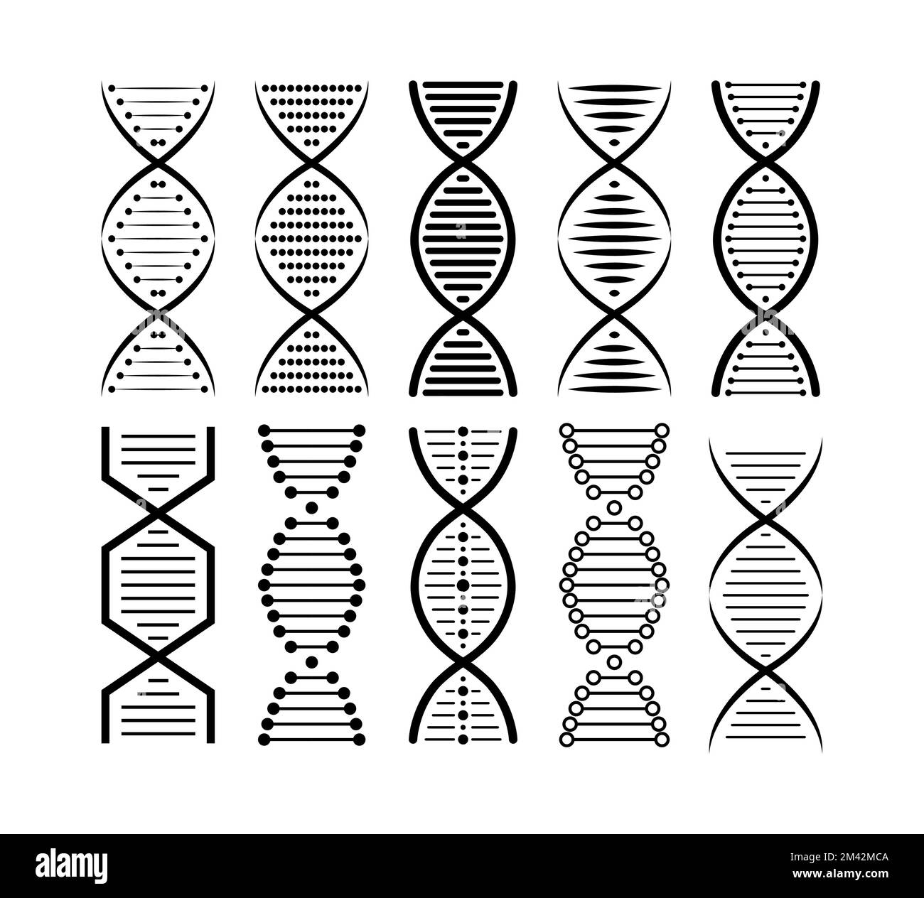 DNA structure Icon set. Structure molecule and cell, chromosome ... DNA structure Icon set. Structure molecule and cell, chromosome ...