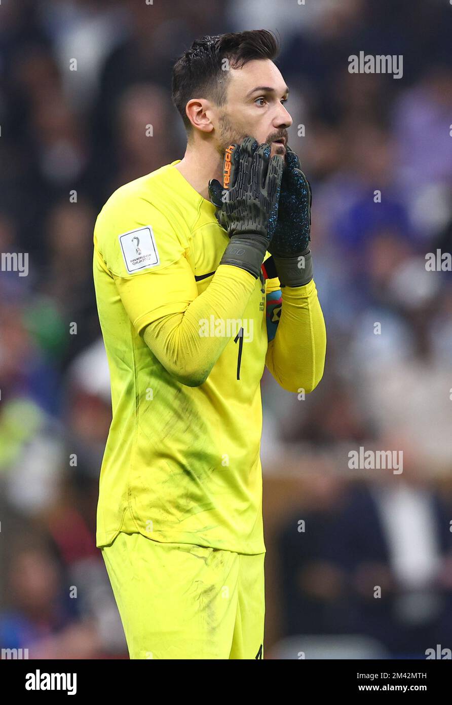 Doha, Qatar, 18th December 2022. Hugo Lloris of France dejected during ... Doha, Qatar, 18th December 2022. Hugo Lloris of France dejected during ...