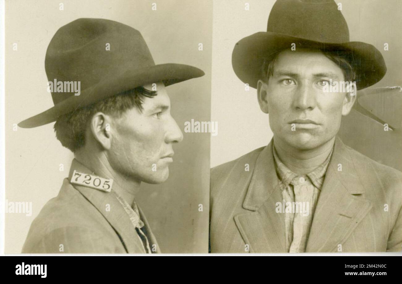 Photograph of James Little Bear. Bureau of Prisons, Inmate case files ...