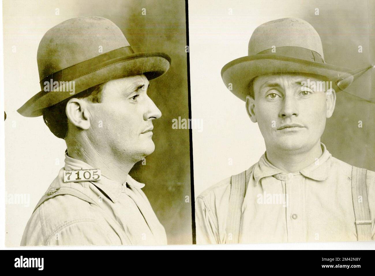 Photograph of John R. Wells. Bureau of Prisons, Inmate case files Stock ...
