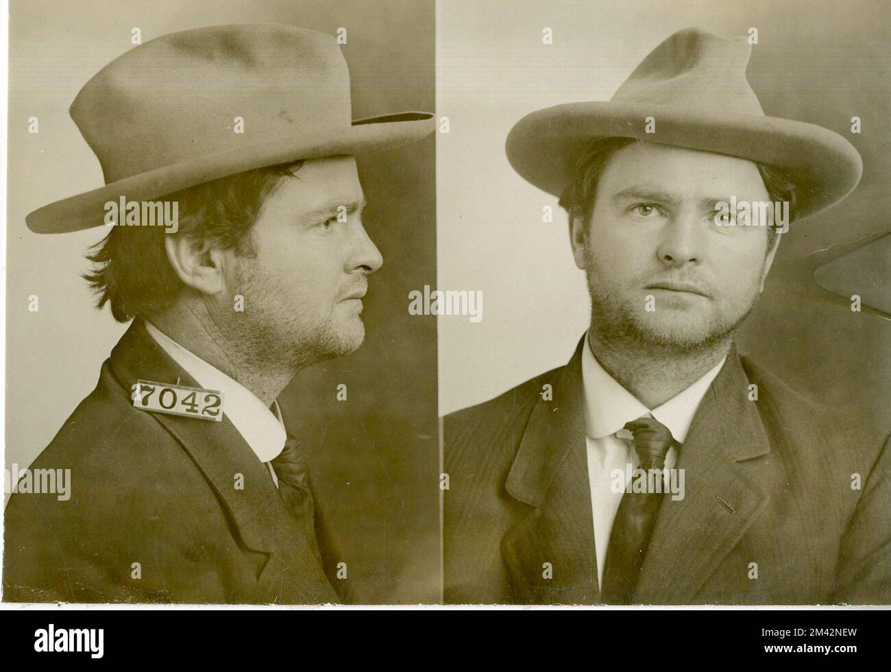 Photograph of A. E. Pirkey. Bureau of Prisons, Inmate case files Stock ...